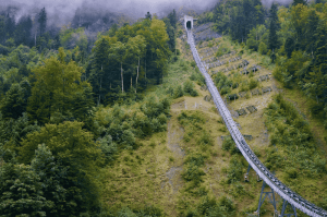 Ride The Stoos Funicular (Steepest In The World) - SwitzerLanding