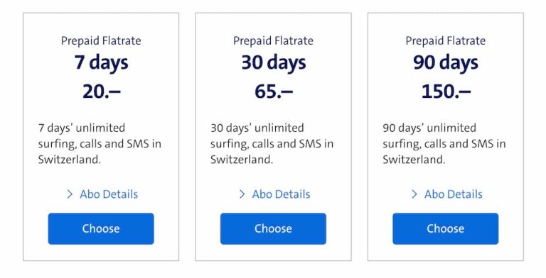 Best SIM Cards In Switzerland For Tourists - SwitzerLanding