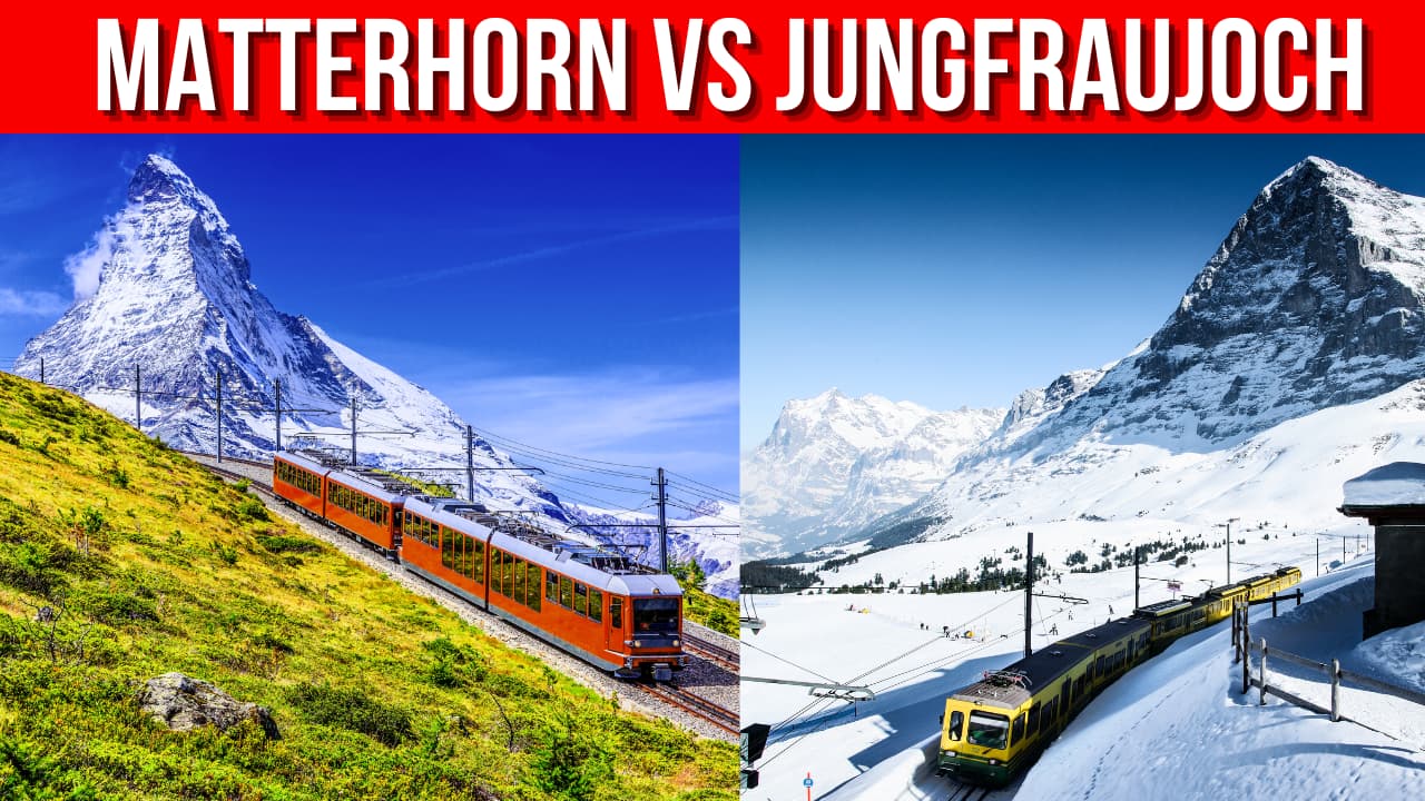 Matterhorn Glacier Paradise Vs. Jungfraujoch: Which Has The Best Views? - SwitzerLanding