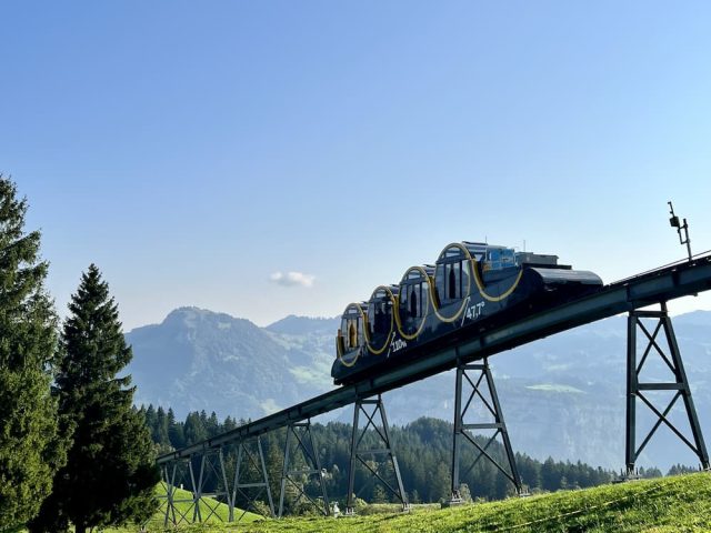 Ride The Stoos Funicular (Steepest In The World) - SwitzerLanding