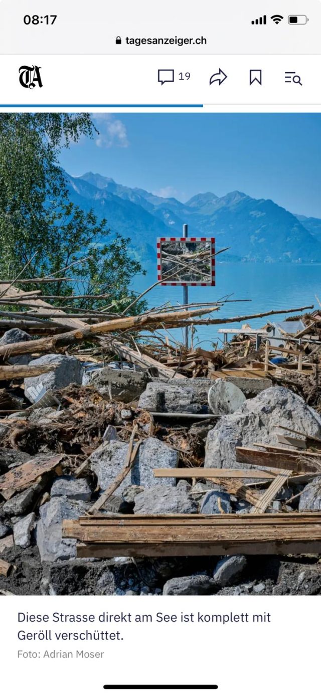 Floods & Disruptions in Grindelwald & Brienz - SwitzerLanding
